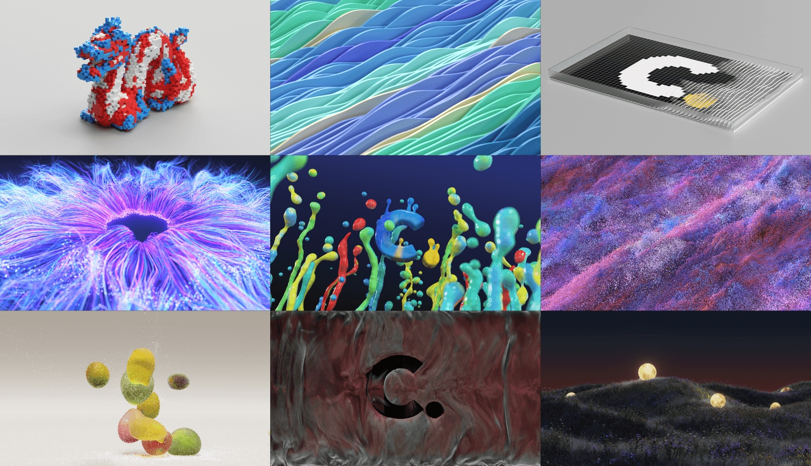 Distribution - Motion Graphics Artwork with Houdini - Houdini를 활용한 모션그래픽 아트워크 [Coloso, Jangyu ...